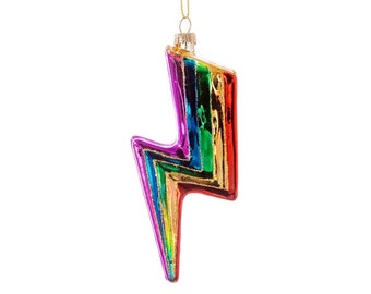Lightning Bolt Ornament - Etsy