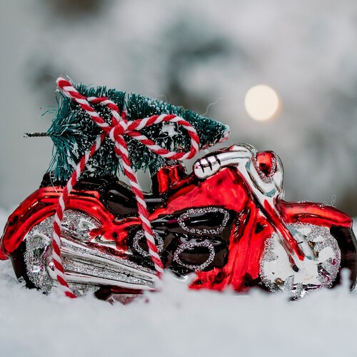 Motorcycle Ornament | Etsy