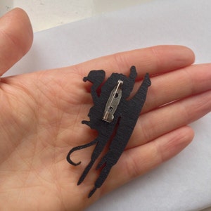 Flying Monkey From the Wizard of Oz Wooden Brooch Pin Birthday ...