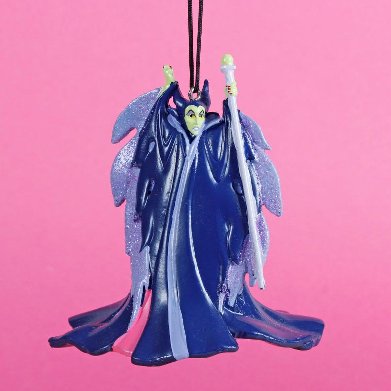 Maleficent Sleeping Beauty 3D Hanging Christmas Tree Decoration Disney ...