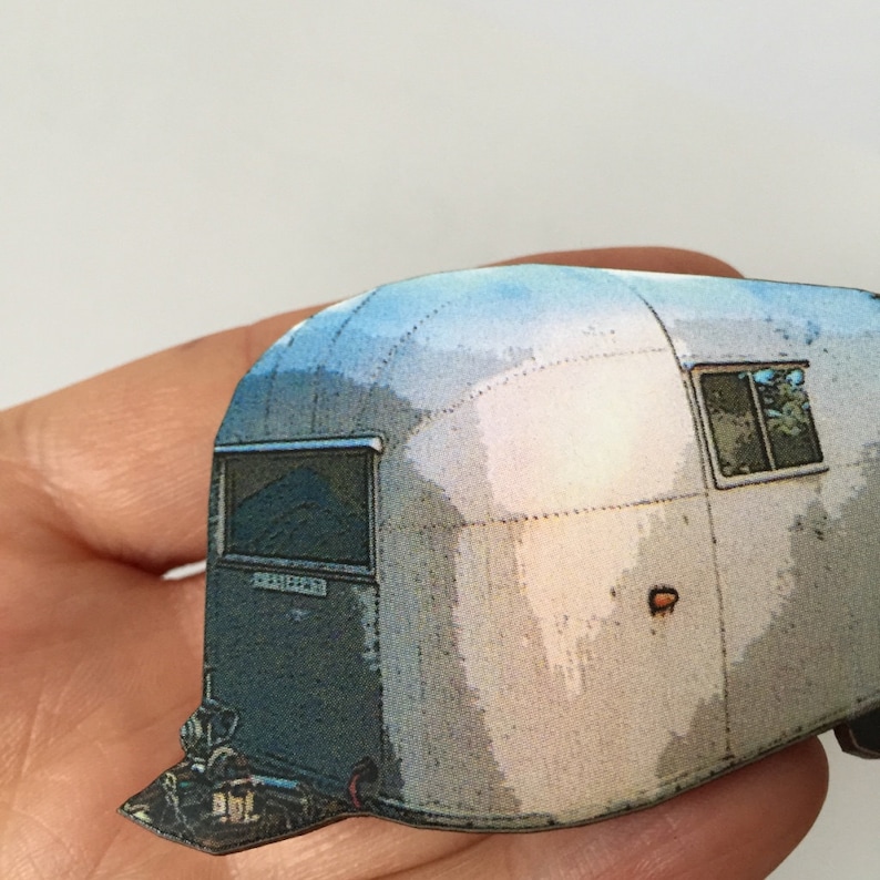 Silver Stream Caravan Retro Caravaning Camping Beach Seaside | Etsy