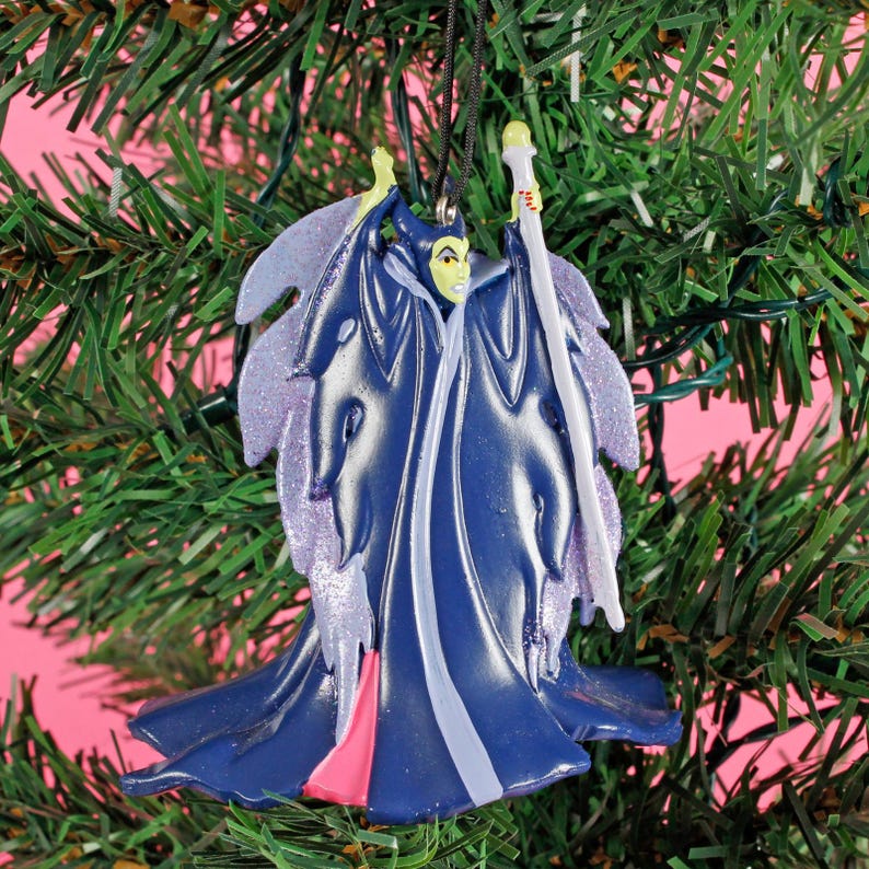 Maleficent Sleeping Beauty 3D Hanging Christmas Tree Decoration Disney ...