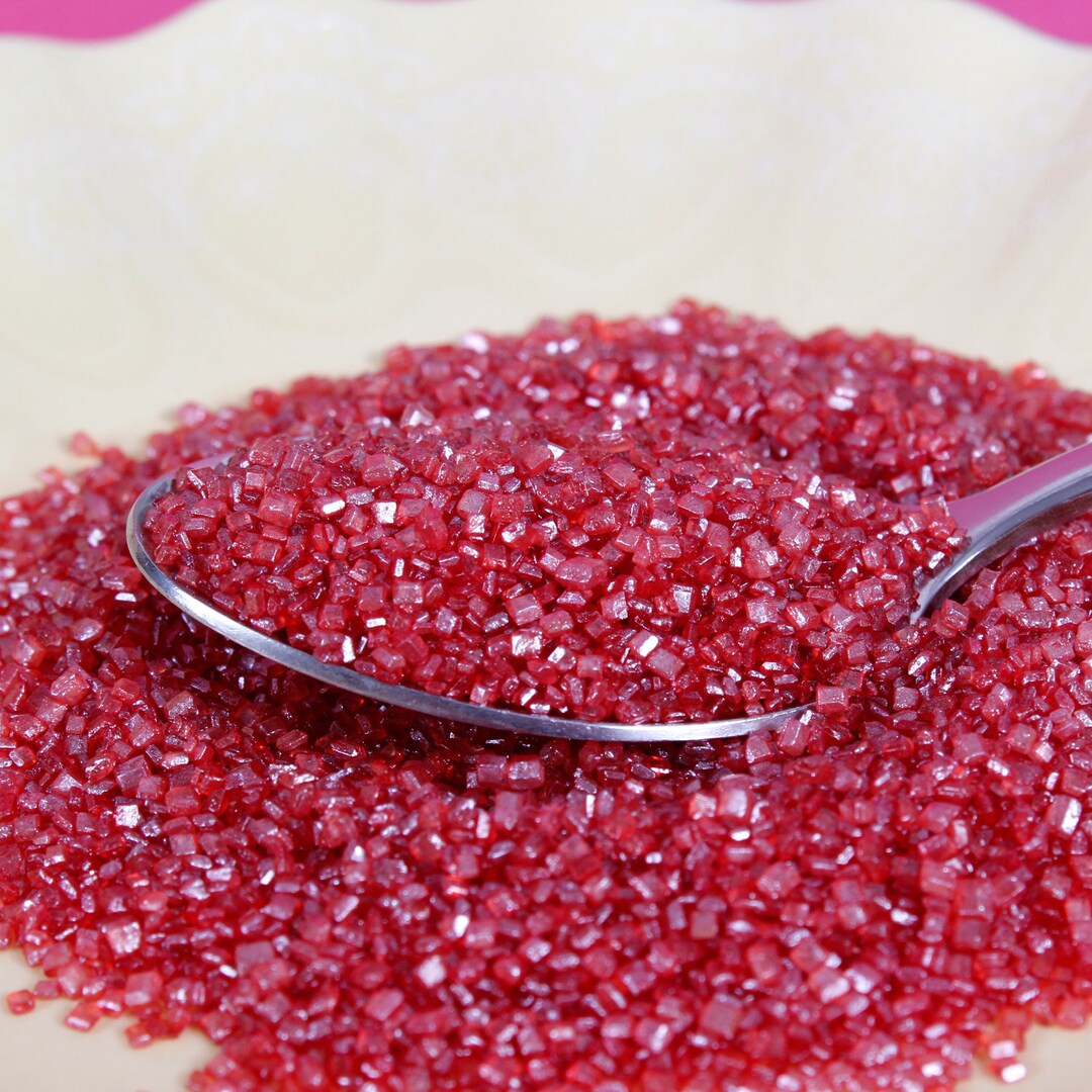 Red Sugar Tea Drinking Coloured Cocktail Glass Rimming Edible Colour ...