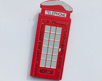 Red Telephone Box - Etsy