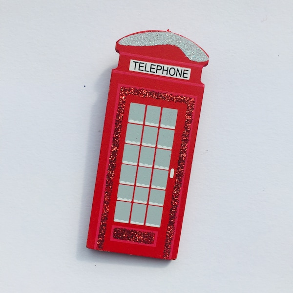 Red Telephone Box - Etsy