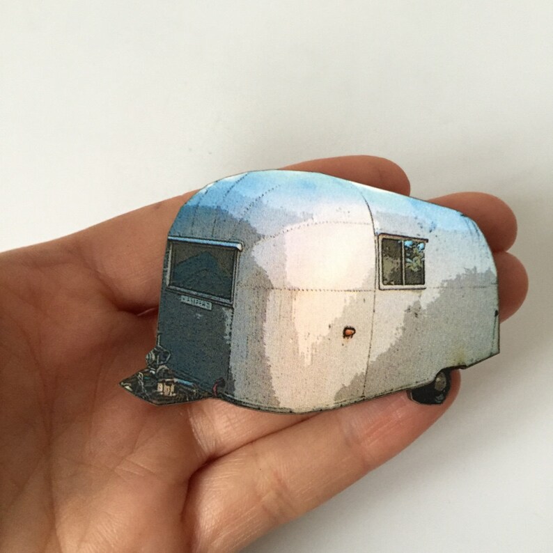 Silver Stream Caravan Retro Caravaning Camping Beach Seaside | Etsy