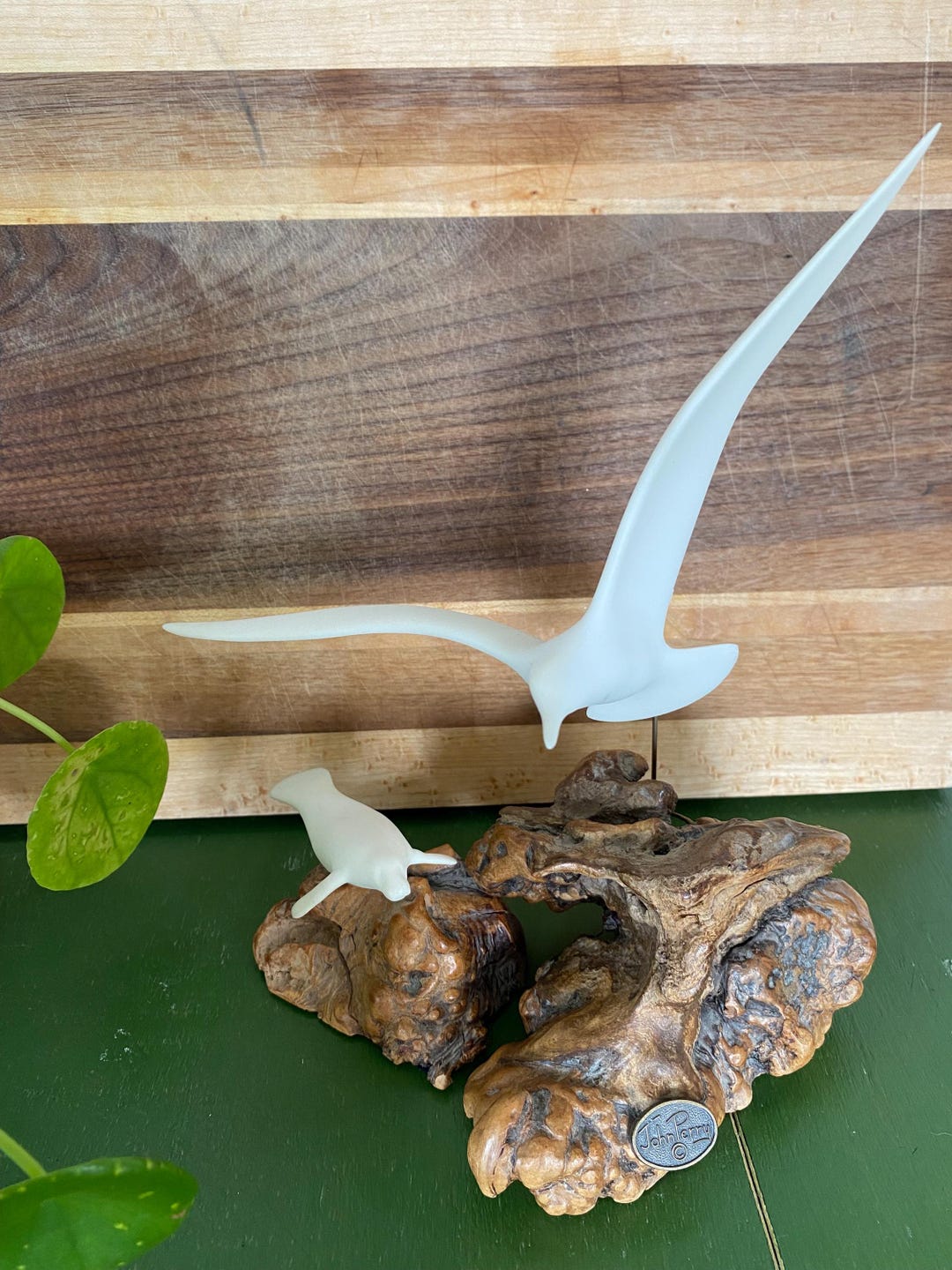 Set of Two John Perry Sculptures Gull and Sea Lion - Etsy