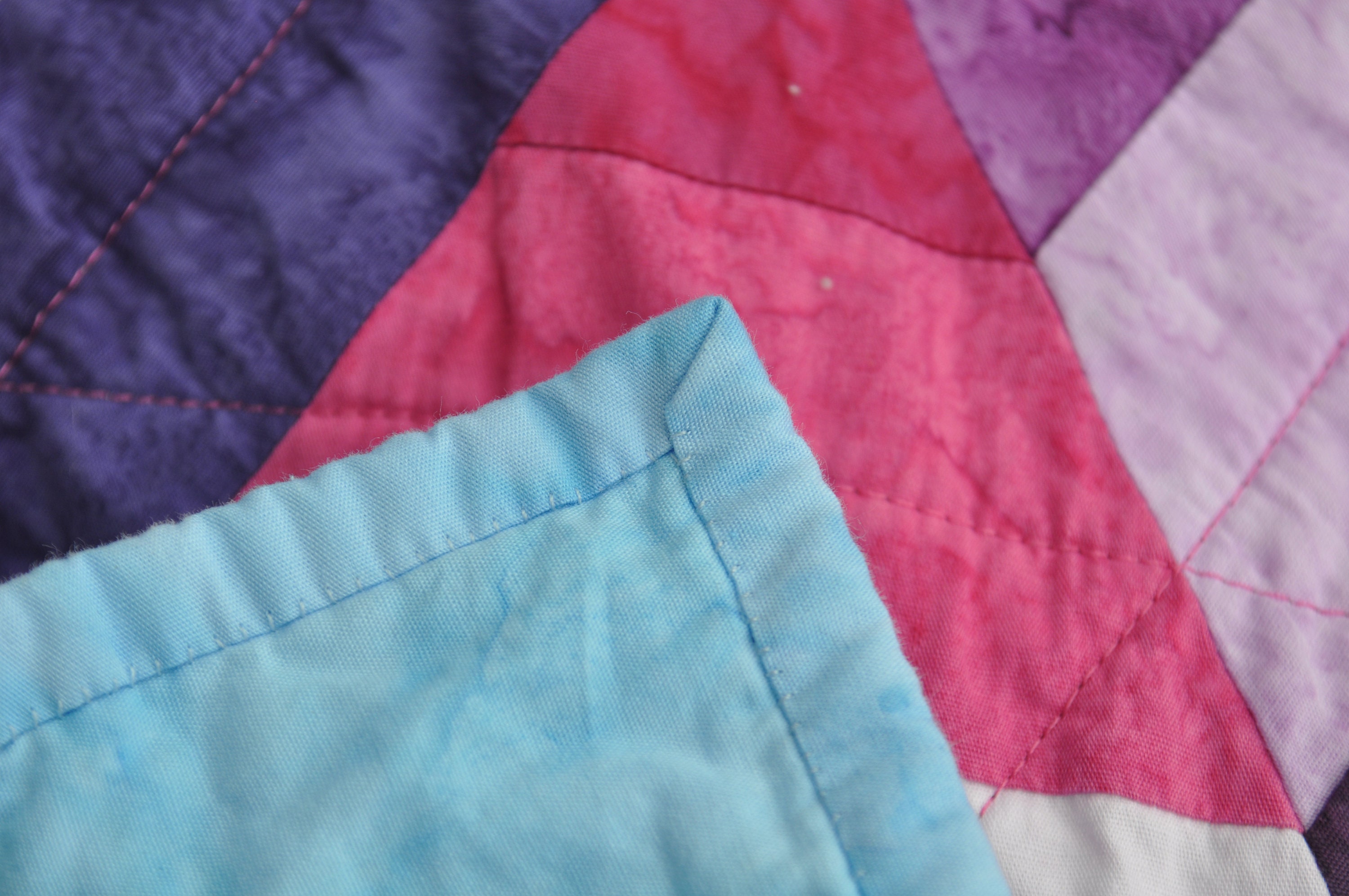 The Batik Triangle Strips Quilt - Etsy