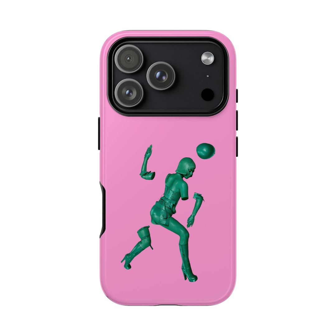 Mariah the Scientist Green Toy Soldier iPhone Case - Pink Protective ...