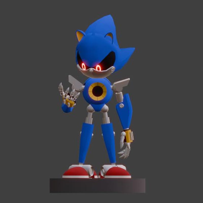 Sonic Metal Figure - Etsy Australia