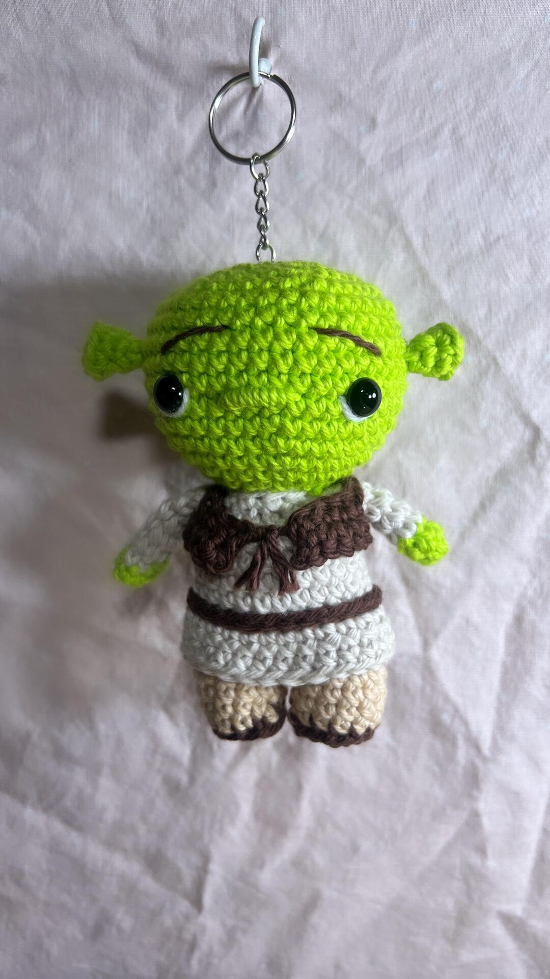 Shrek Amigurumi Keychain, 100% Handmade, Fun and Artisanal Gift - Etsy