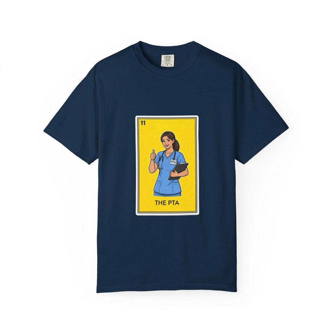 The PTA Illustration T-shirt | Retro Lotería Style Tee - Etsy