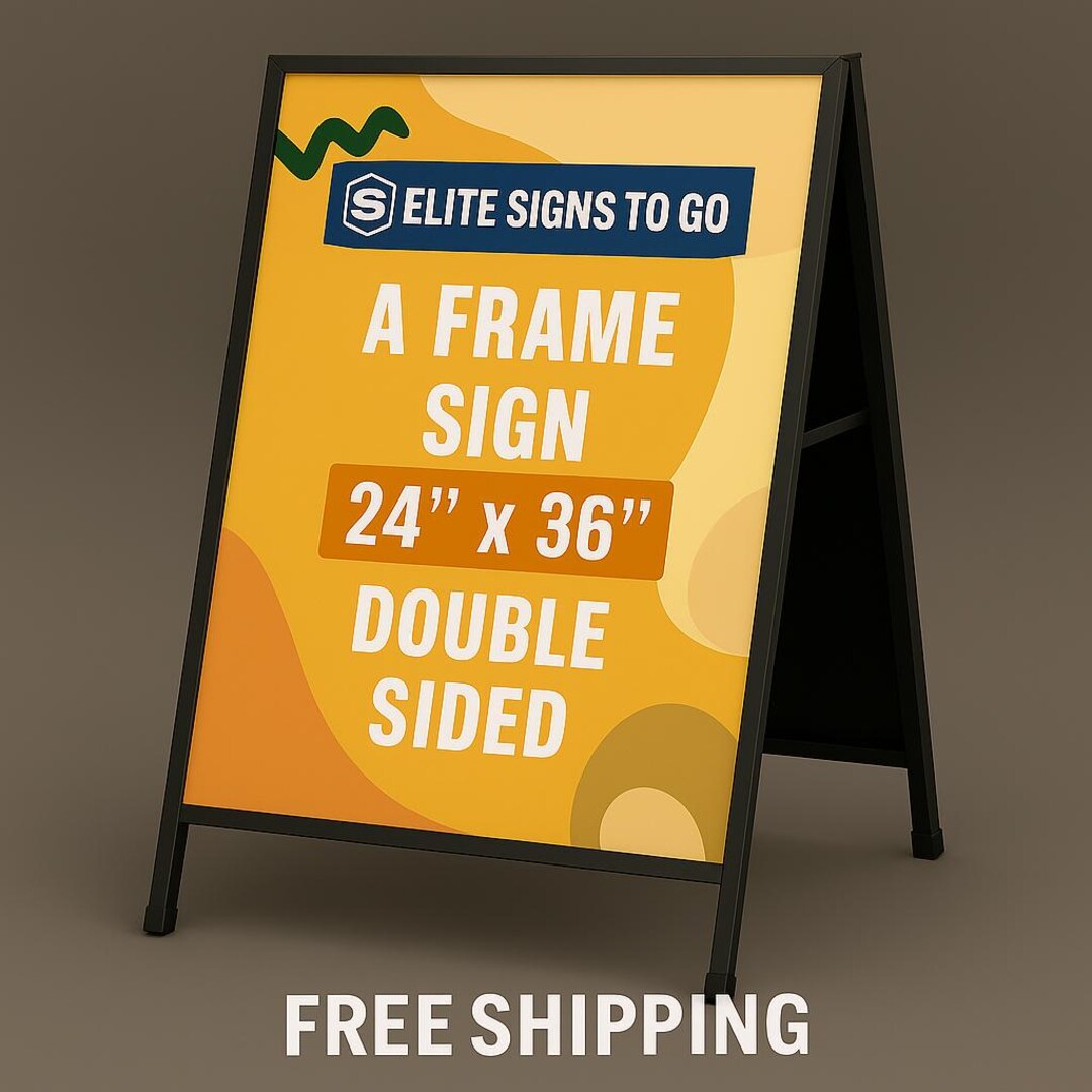 Heavy Duty Slide-in A-frame Sidewalk Signs - Etsy