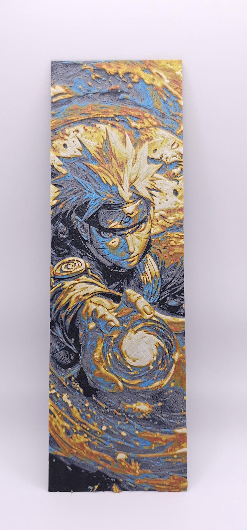 Naruto 3D Printed Bookmark – Handmade Anime Collectible, Hokage Fan Art ...