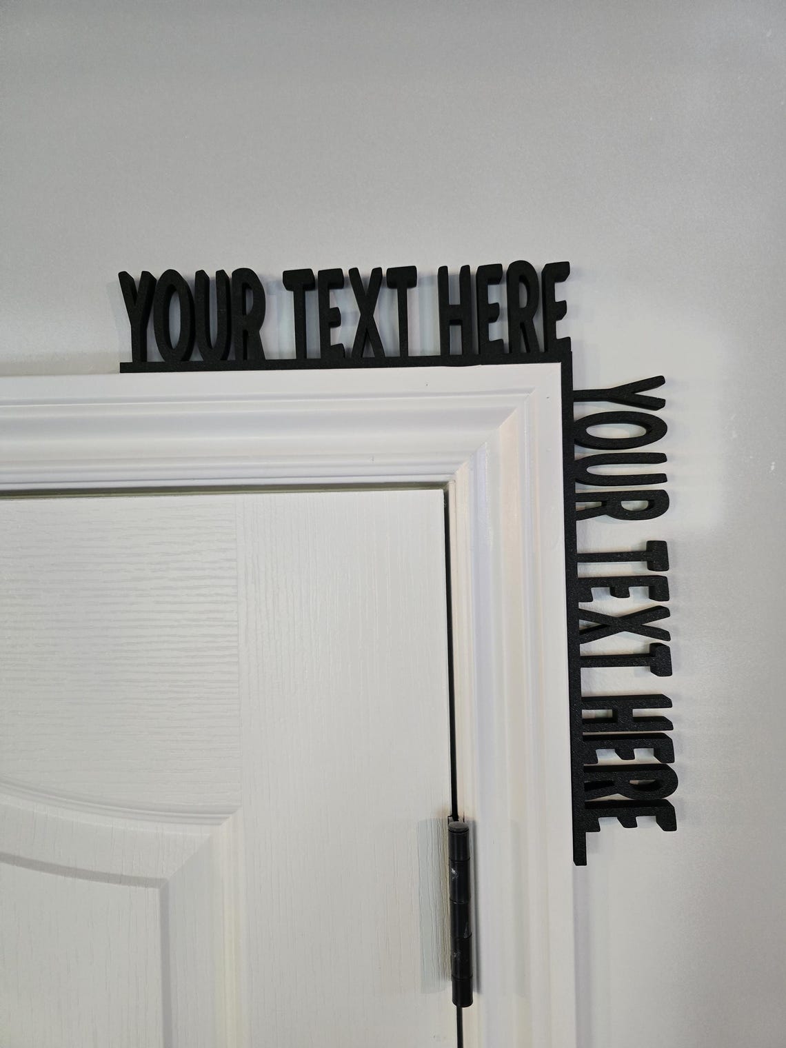 Personalized Corner Wrap Door Sign, Custom Airbnb Vacation Rental Decor ...