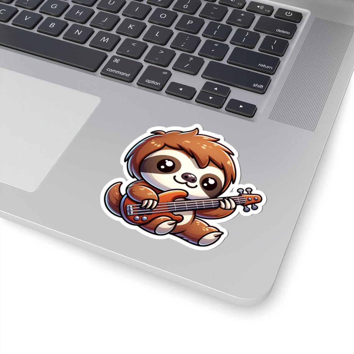 Sloth Playing Guitar Sticker | Cute Vinyl Decal - Etsy