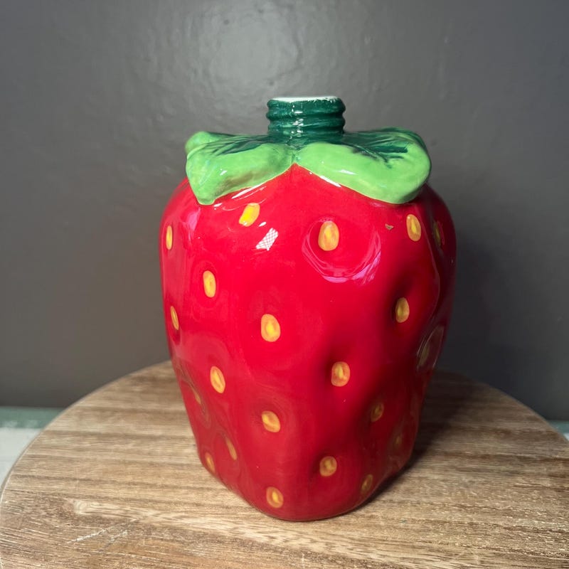 Ceramic Strawberry - Etsy