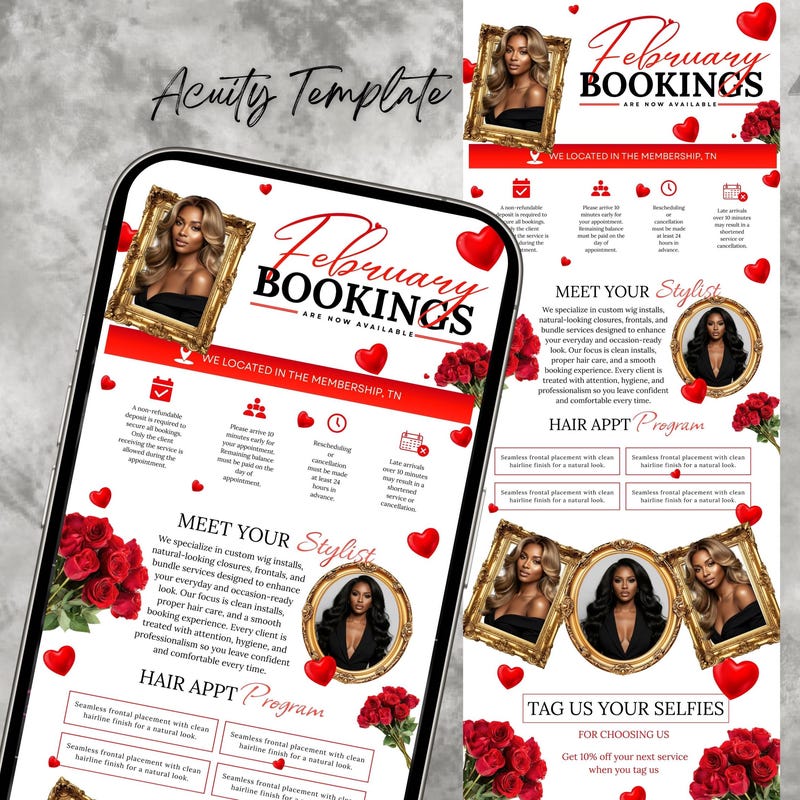 Valentine Acuity Template - Etsy