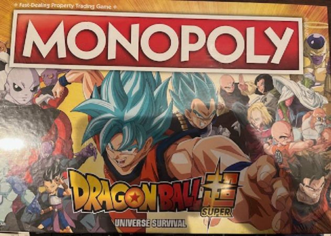Monopoly Dragon Ball-z Super Universe Survival Edition Board Game ...