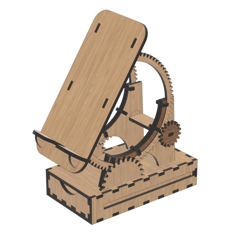 Phone Stand SVG | Laser Cut Phone Holder | Desk Mobile Stand Vector ...