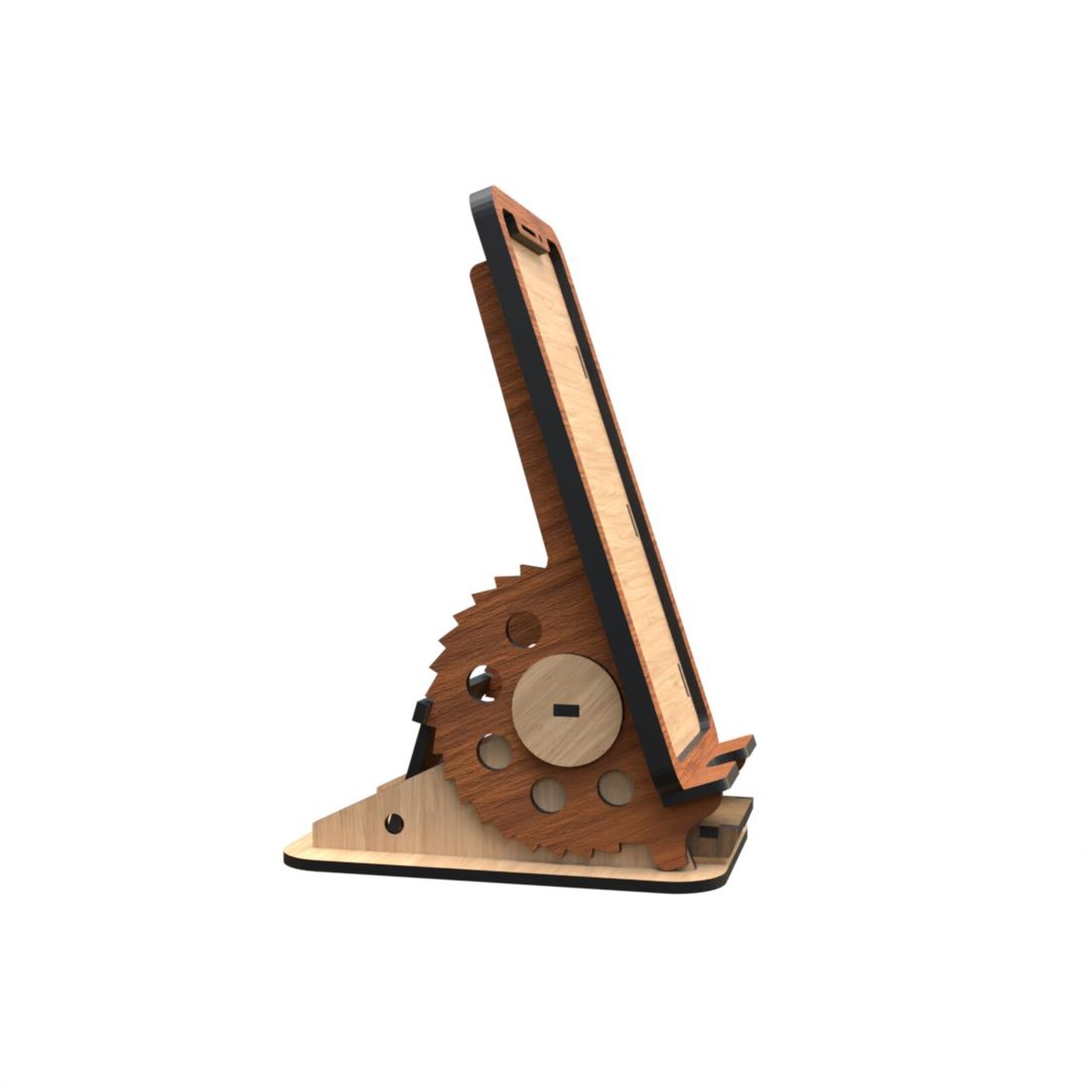 Adjustable Phone Stand SVG | Laser Cut File for 3.0mm 3.2mm (1/8″) MDF ...
