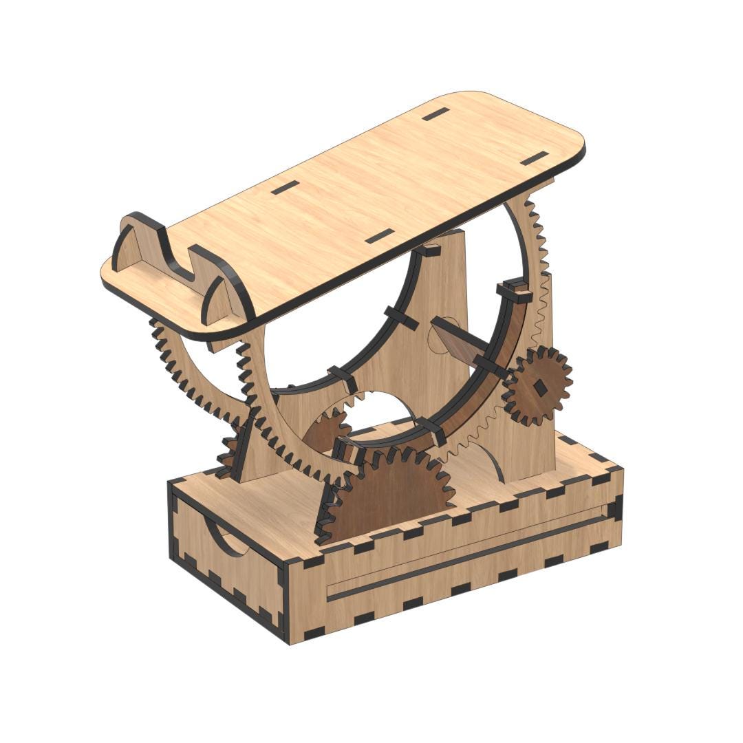 Phone Stand SVG | Laser Cut Phone Holder | Desk Mobile Stand Vector ...