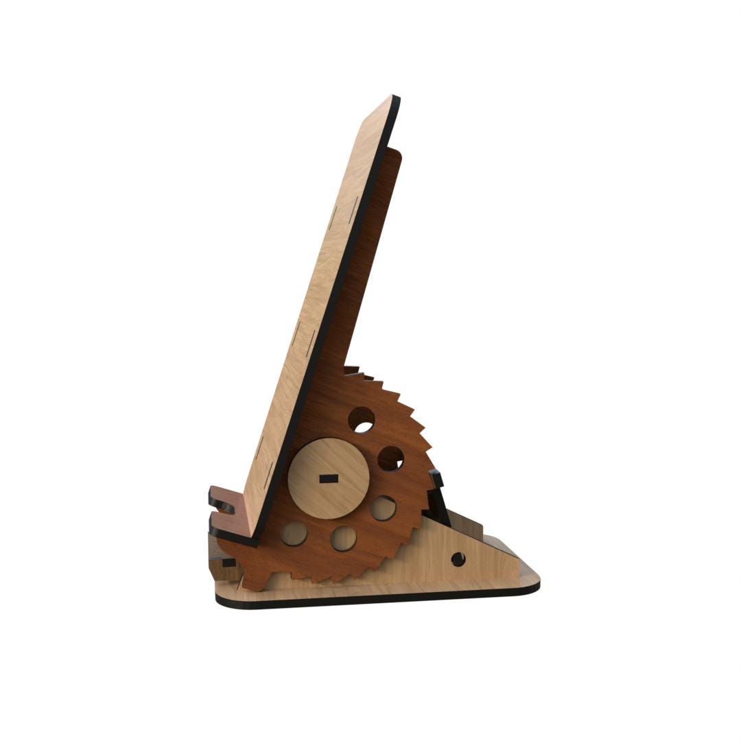 Adjustable Phone Stand SVG | Laser Cut File for 3.0mm 3.2mm (1/8″) MDF ...