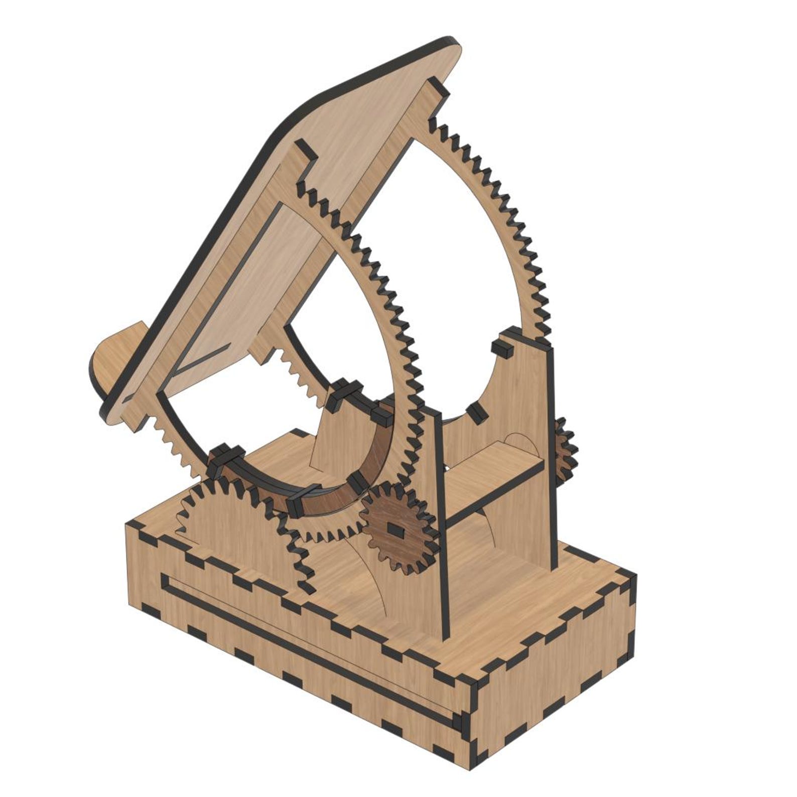 Adjustable Phone Stand SVG | Laser Cut File for 3mm 1/8in Thick ...