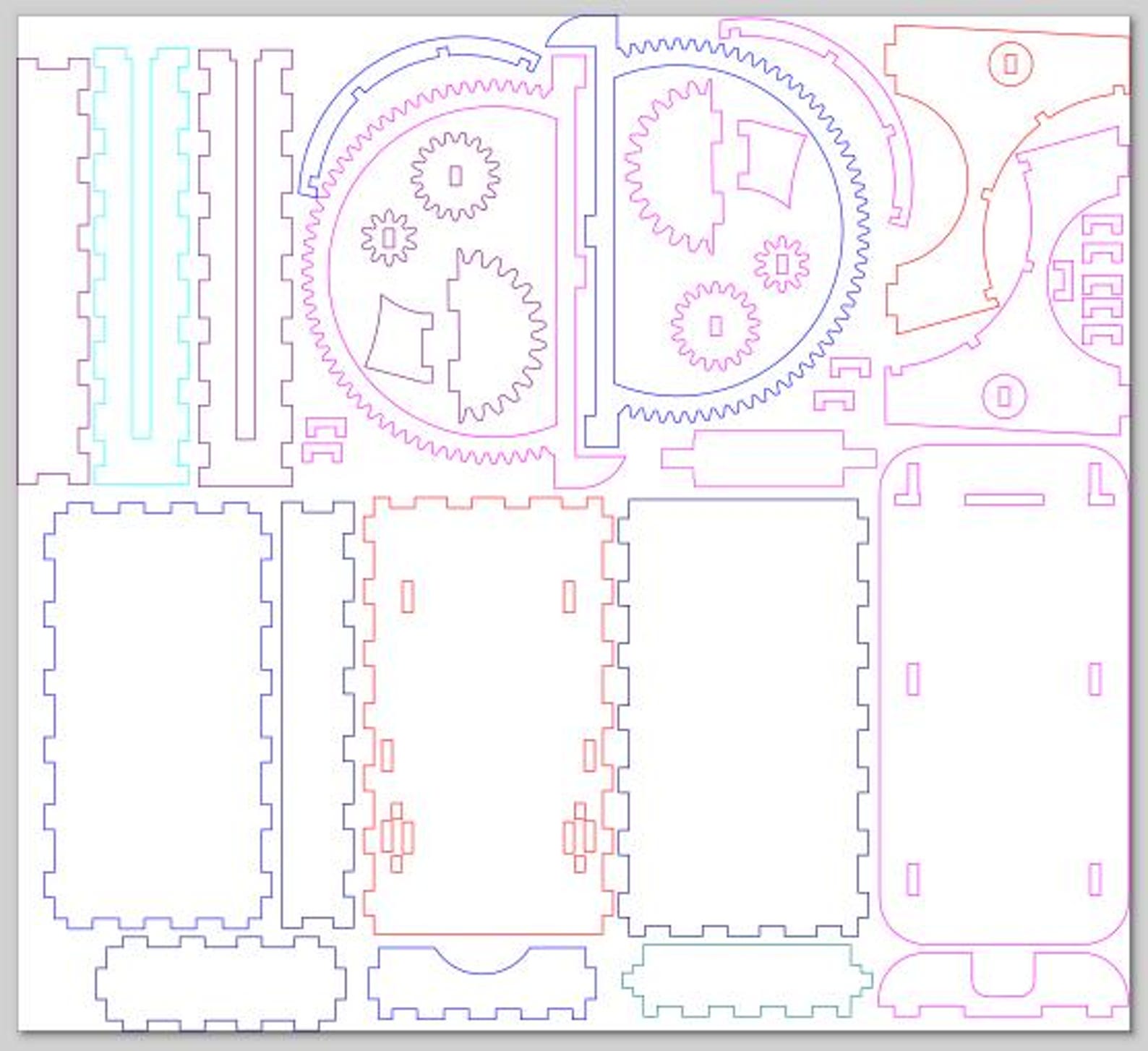 Adjustable Phone Stand SVG | Laser Cut File for 3mm 1/8in Thick ...