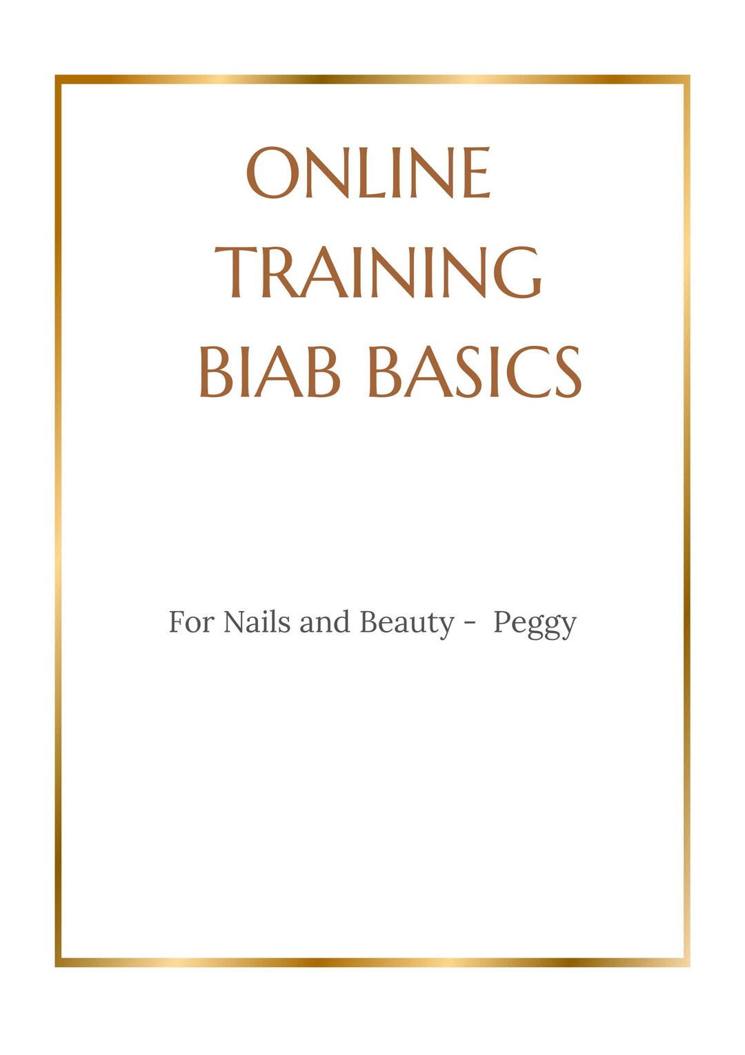 Online Training BIAB Basics – Nail Course for Beginners (builder in a ...