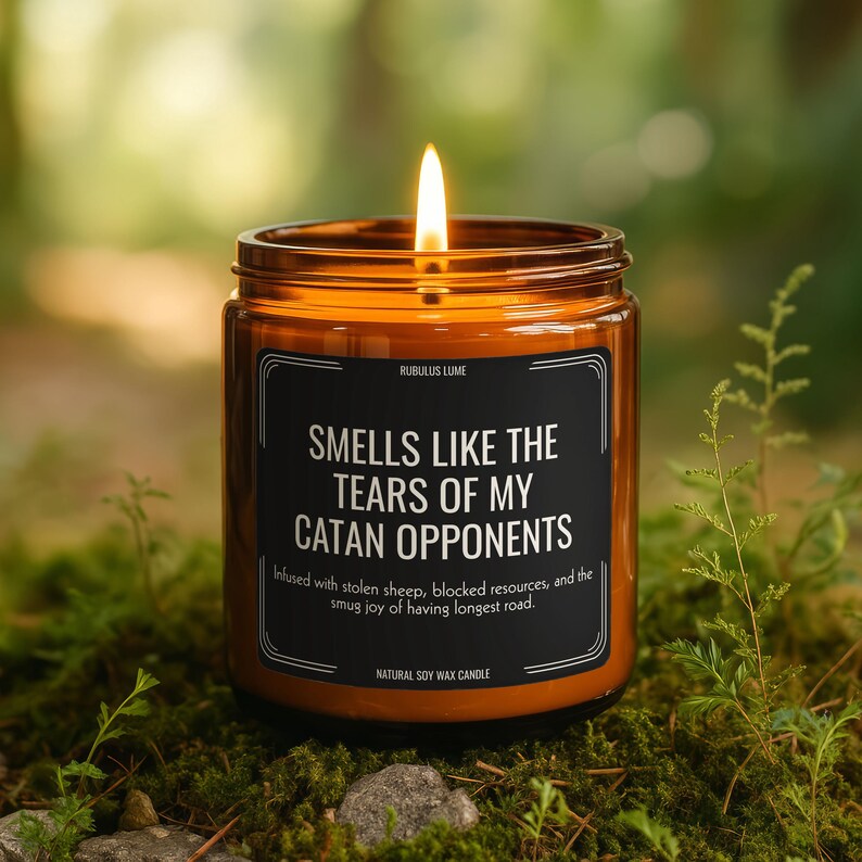 Funny Catan Player Candle, Settlers Board Game Gift for Resource Lover ...