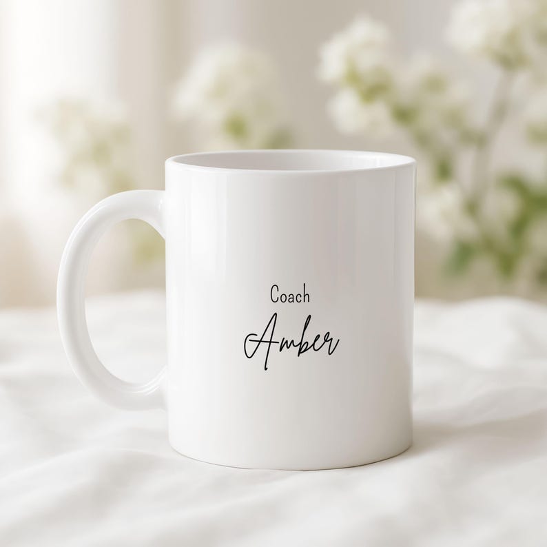 Custom Dance Coach Mug, Recital Competition Thank You Ballet Teacher ...