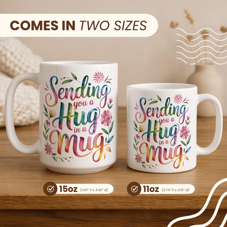 Sending You A Hug in A Mug | Mug Gift Sending A Hug | Sending A Mug Hug ...