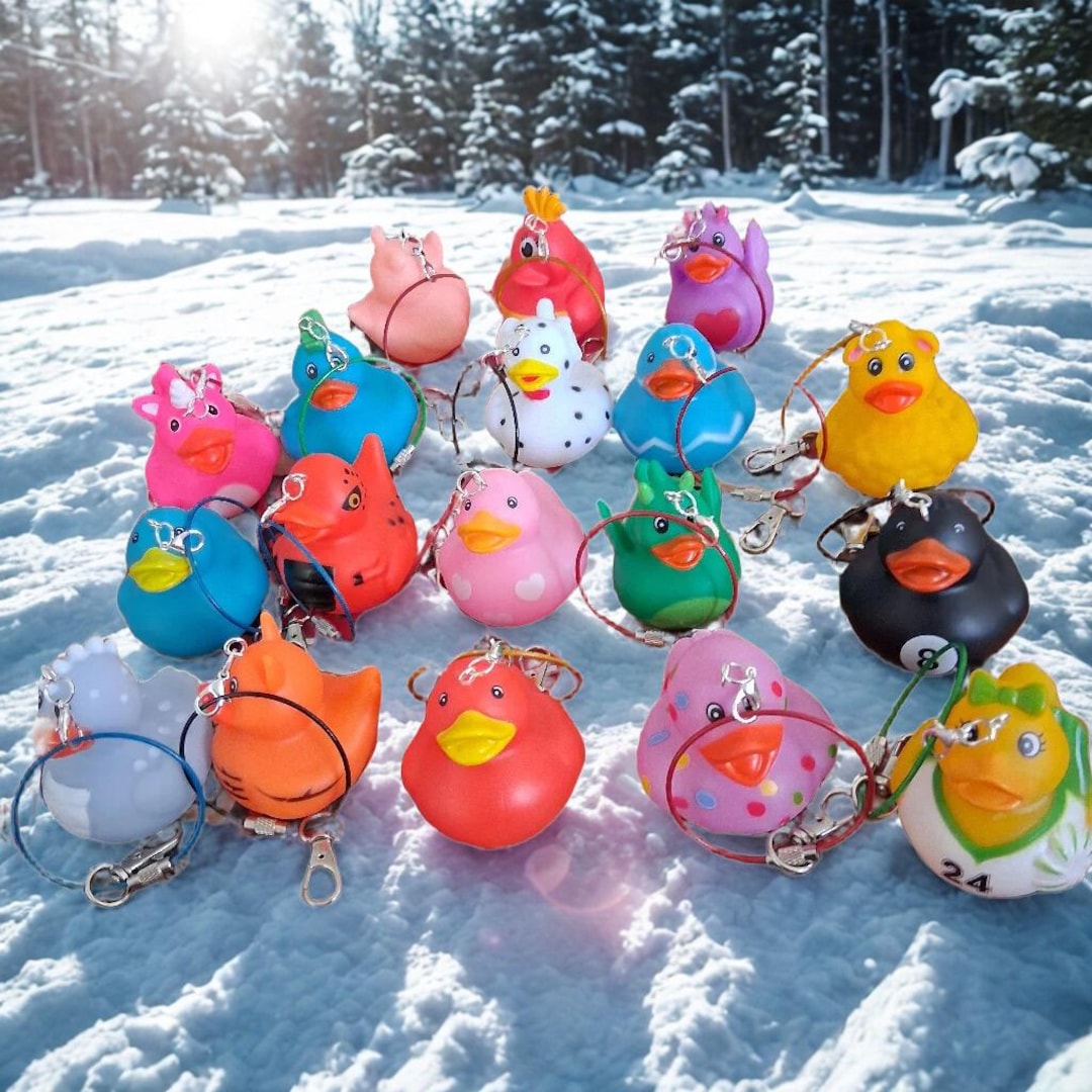 Character Rubber Duck Keychains | Cute Rubber Duck Purse Charm | Fun ...