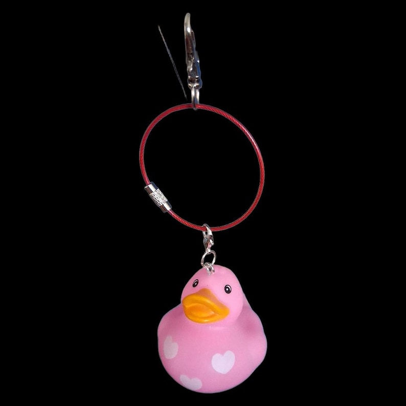 Character Rubber Duck Keychains | Cute Rubber Duck Purse Charm | Fun ...