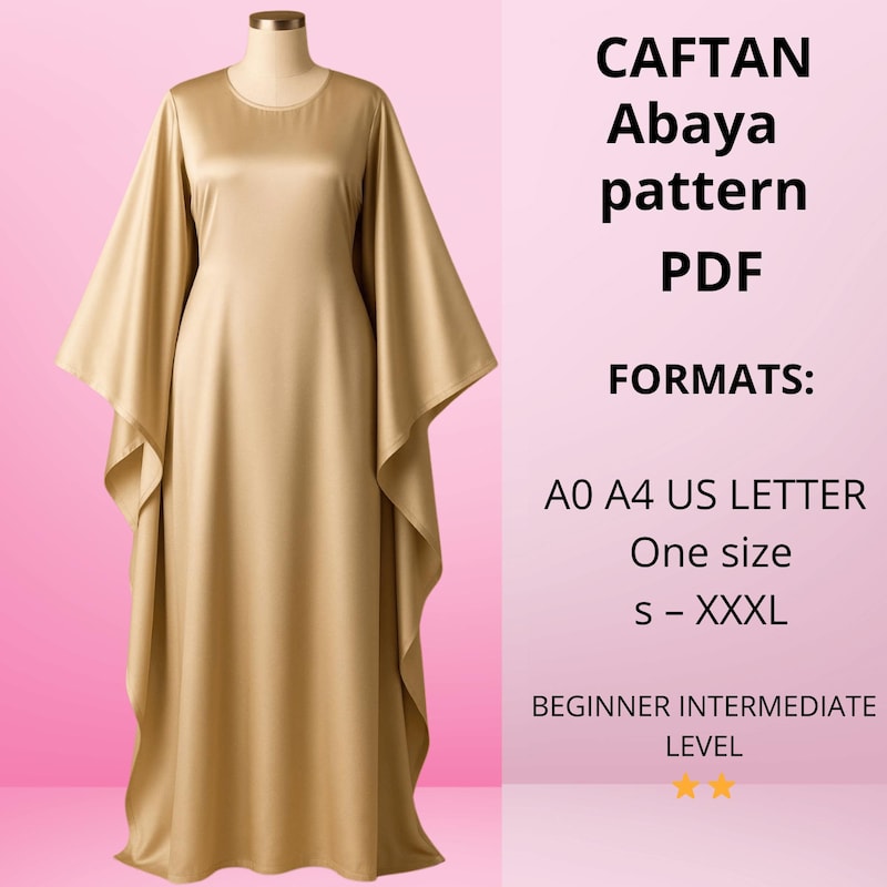 Womens Abaya Patterns - Etsy