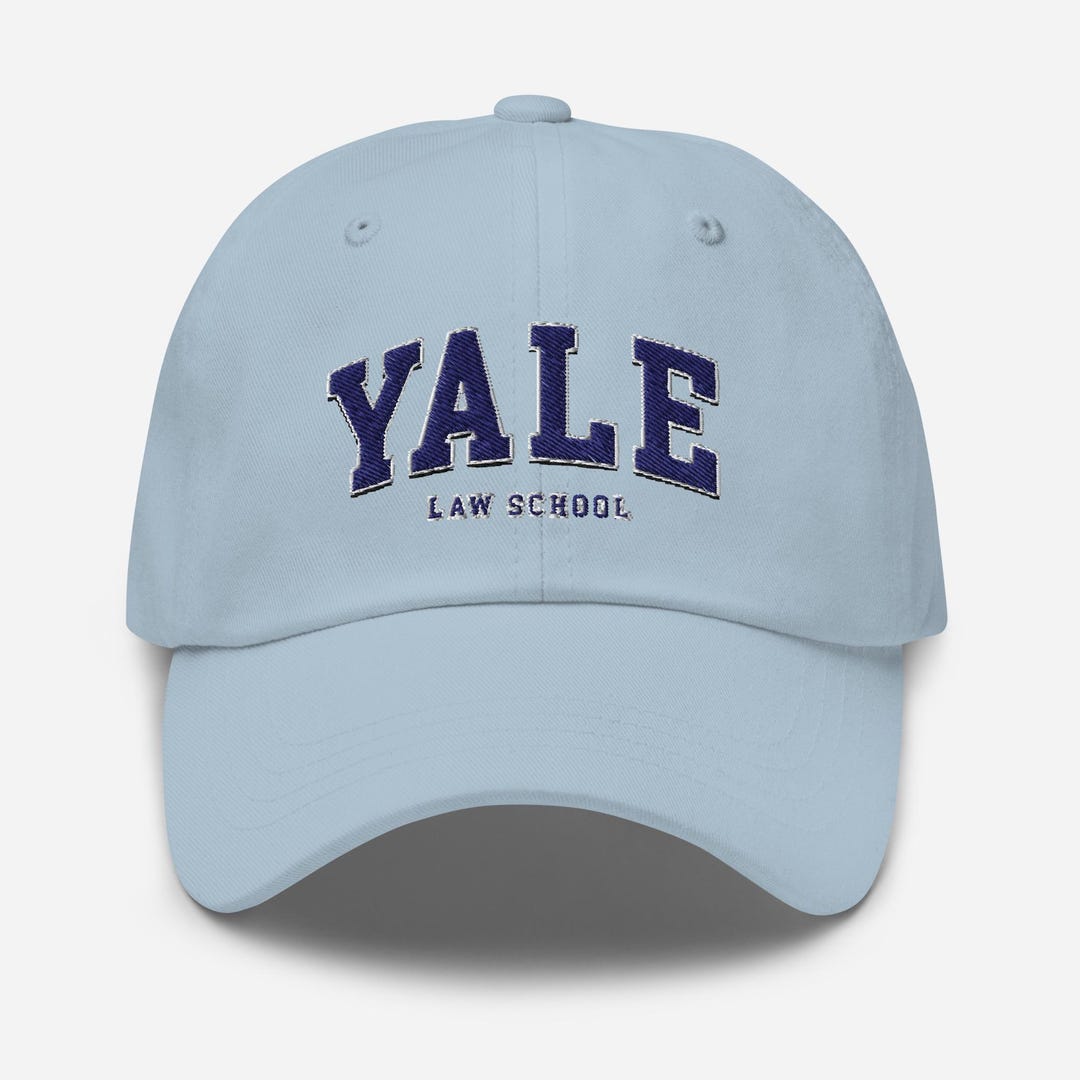 Yale Law School Hat – Embroidered Vintage Dad Cap, Adjustable Snapback ...