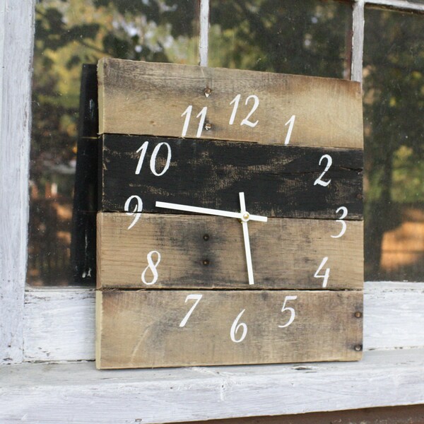 Reclaimed Wood Clock - Etsy