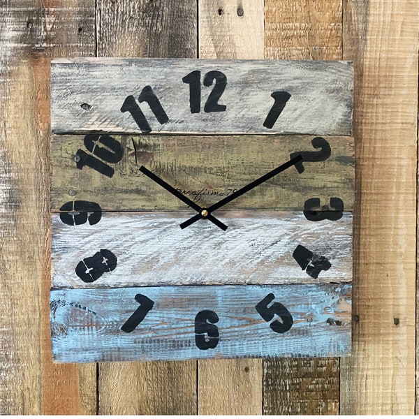 Reclaimed Wood Clock - Etsy