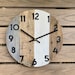 Modern Farmhouse Clock in Neutral Tones, Gorgeous Home Decor or Gift ...