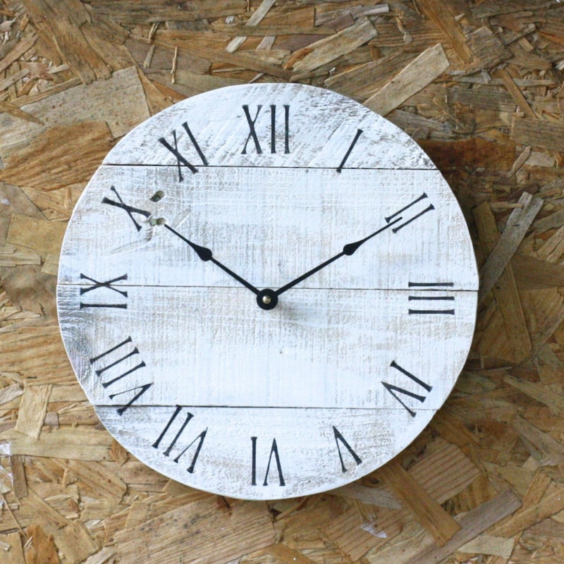 Shabby Chic Clock - Etsy