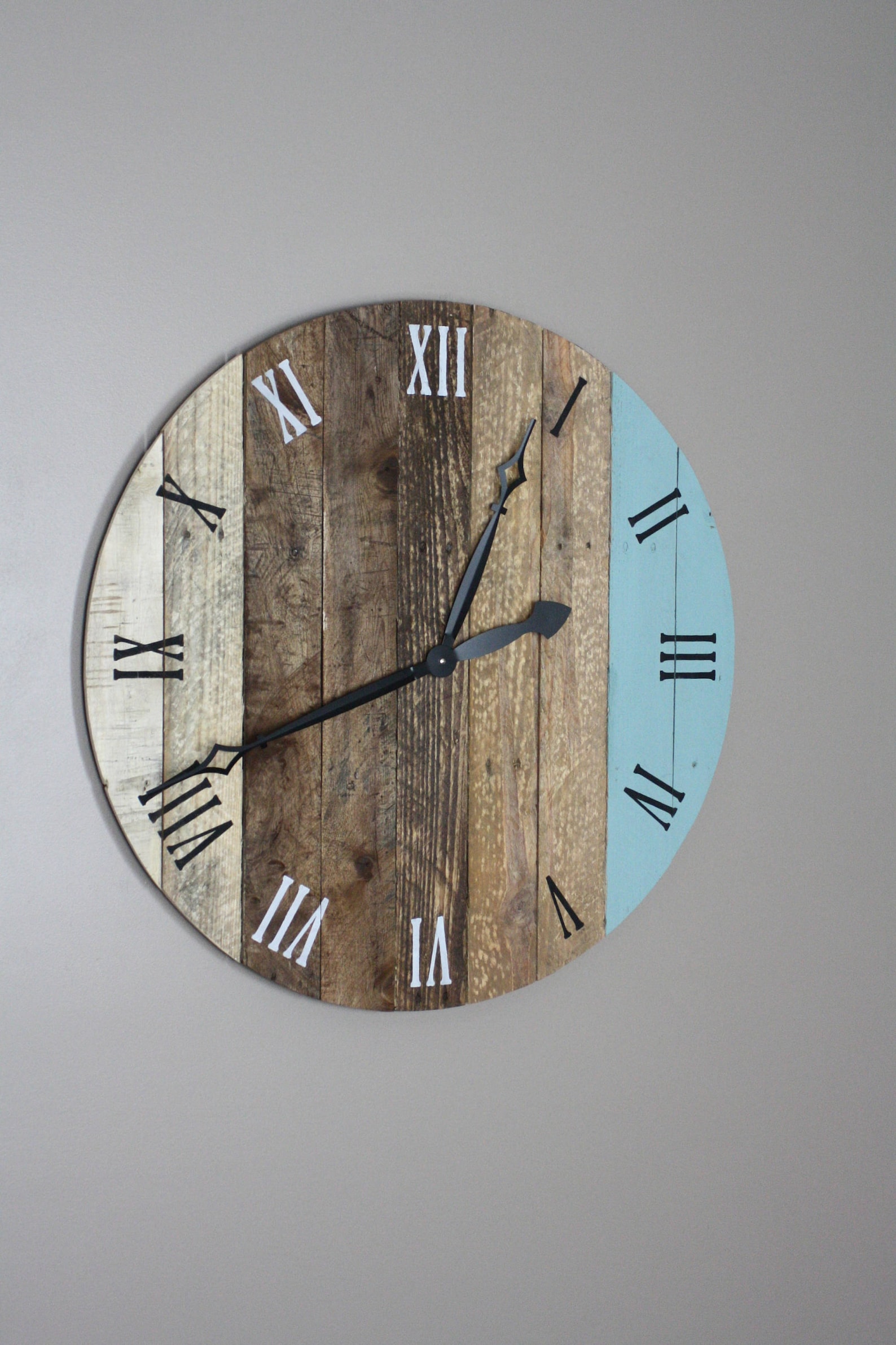 30 Large Rustic Clock Modern Farmhouse Decor Colonial - Etsy