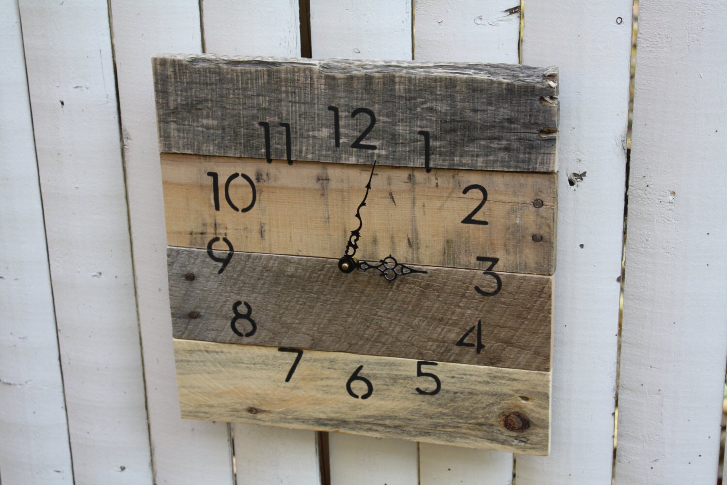 Modern Natural Wall Clock Farmhouse Style Wall Decor - Etsy