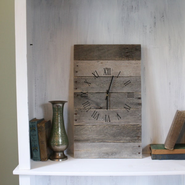 Rustic Wall Clock - Etsy