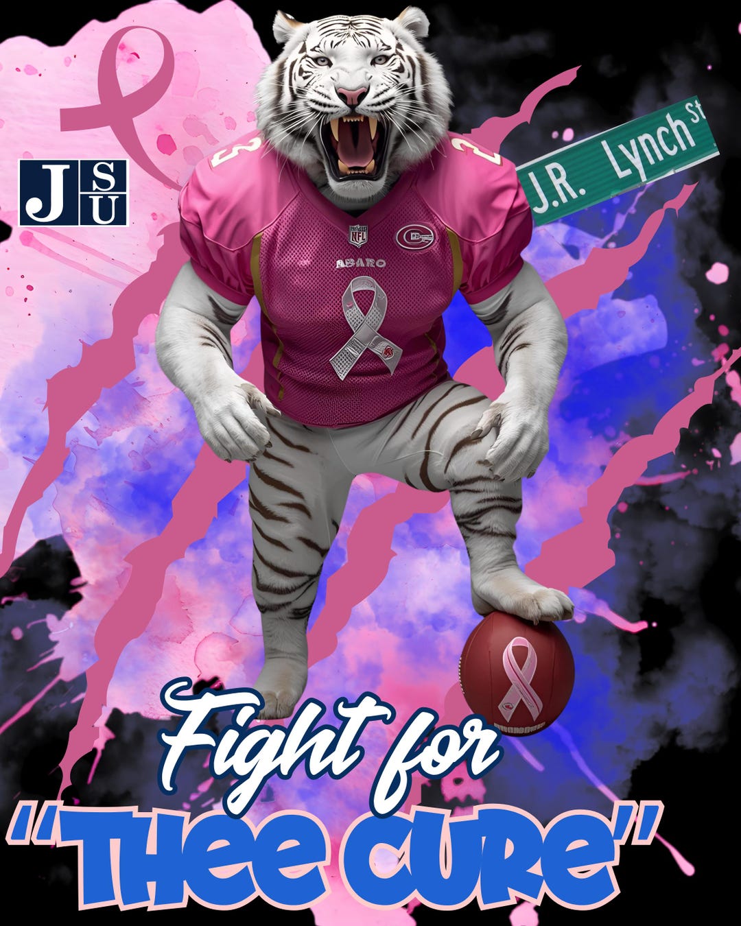 Breast Cancer JSU - Etsy