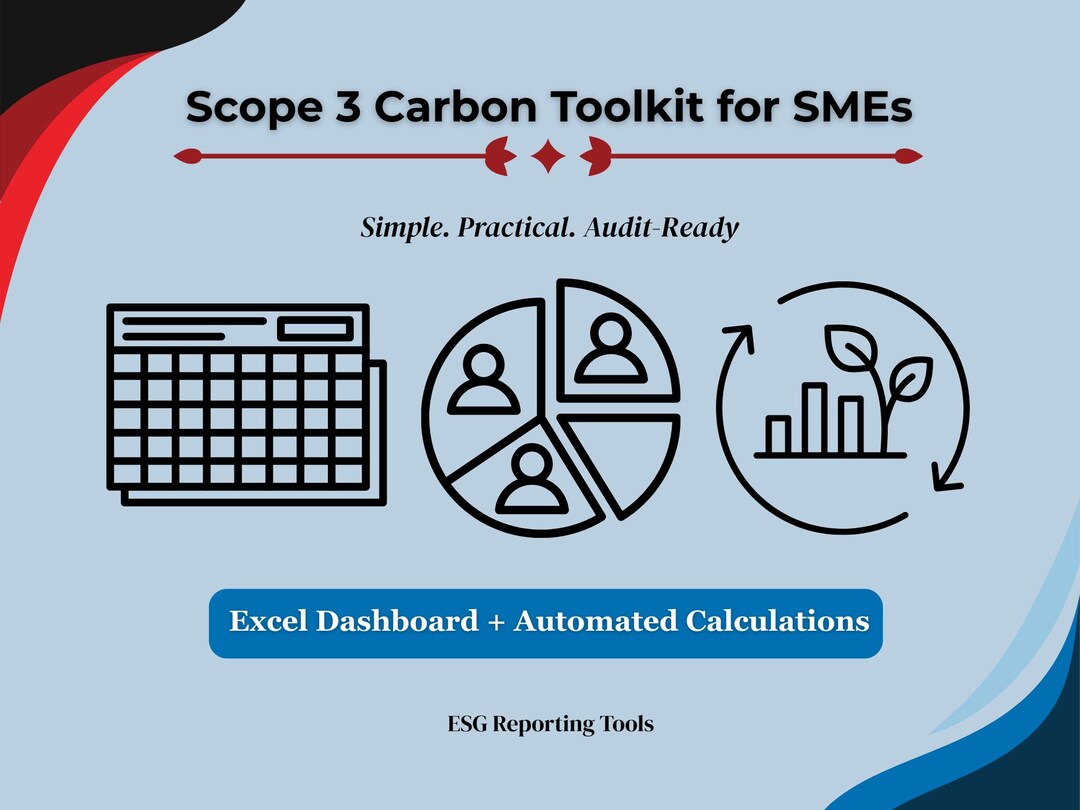 Buy Scope 3 Carbon Emissions Calculator for Smes | Excel Dashboard ...