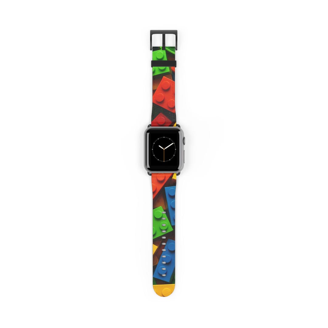 Colorful Building Bricks Watch Band - Etsy