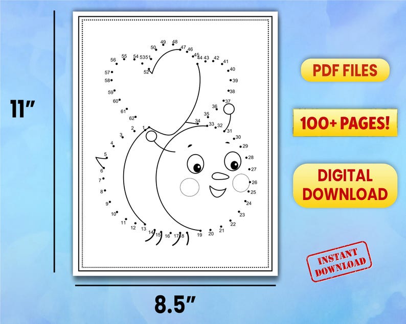Dot to Dot Printables, Dot to Dot Games, Kids Printables, Learning ...