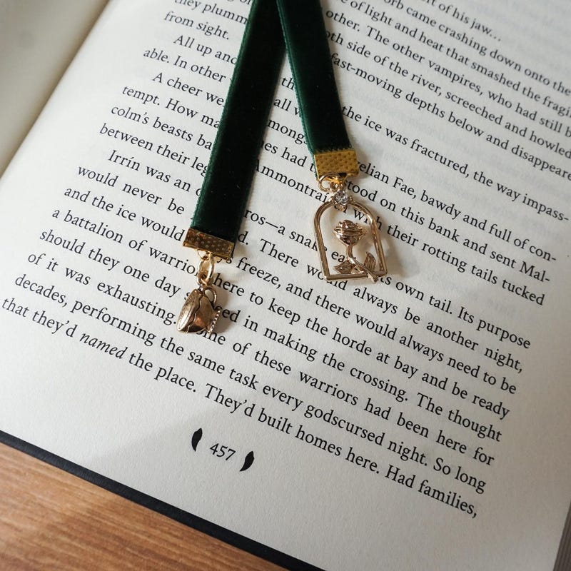 Ribbon Bookmarks - Etsy