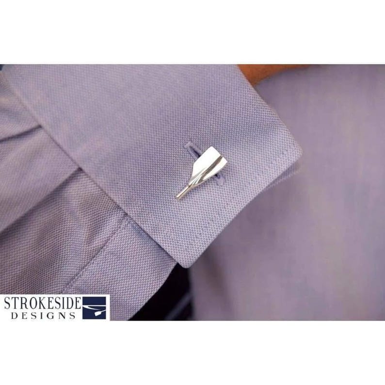 Rowing Cufflinks - Silver Oar Blade Design for Crew Teams - Etsy Australia